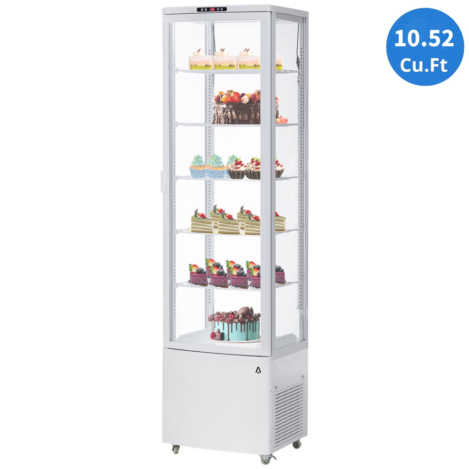 Garvee Commercial Display Refrigerator,10.52 Cu.ft Pastry Display ...