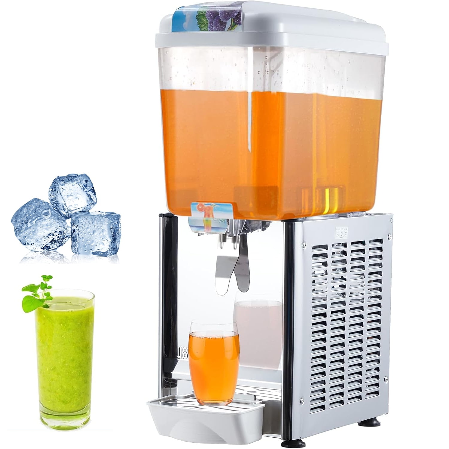 Garvee Commercial Drink Dispenser, 18L / 4.75 Gal Lemonade Dispenser ...