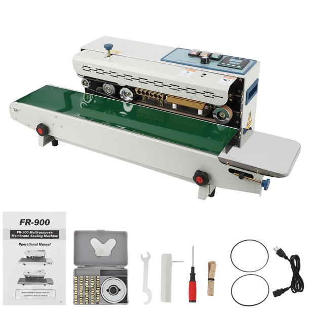 Garvee Continuous Band Sealer,FR-900 Automatic Horizontal Band Sealer 110V w/Digital Temperature ...