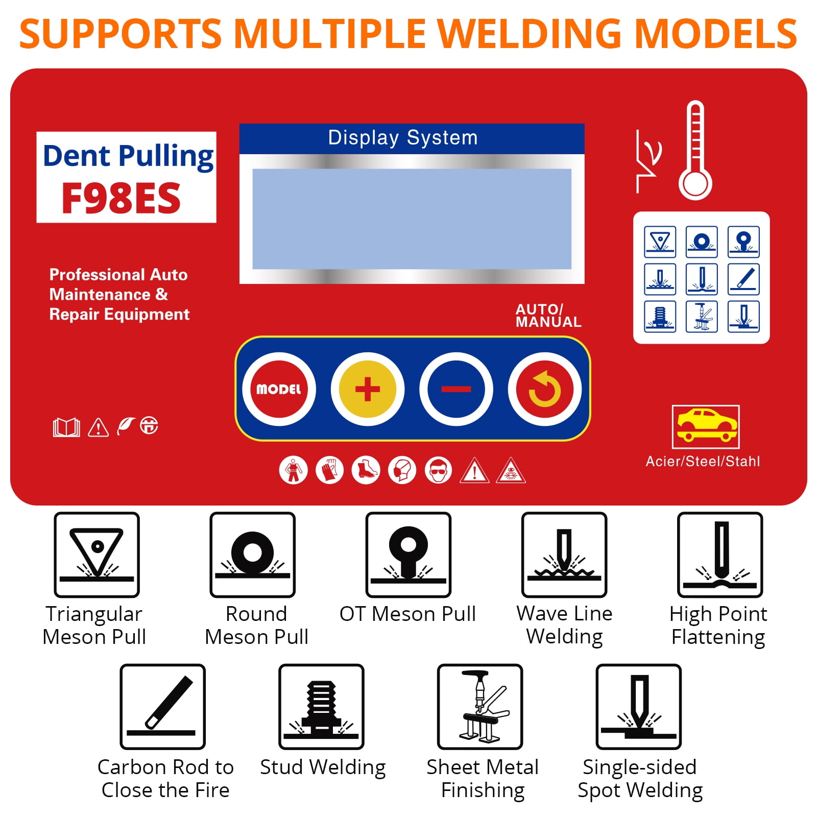 Garvee Desktop Sheet Metal Repair Machine Induction Welding Model F90ES ...