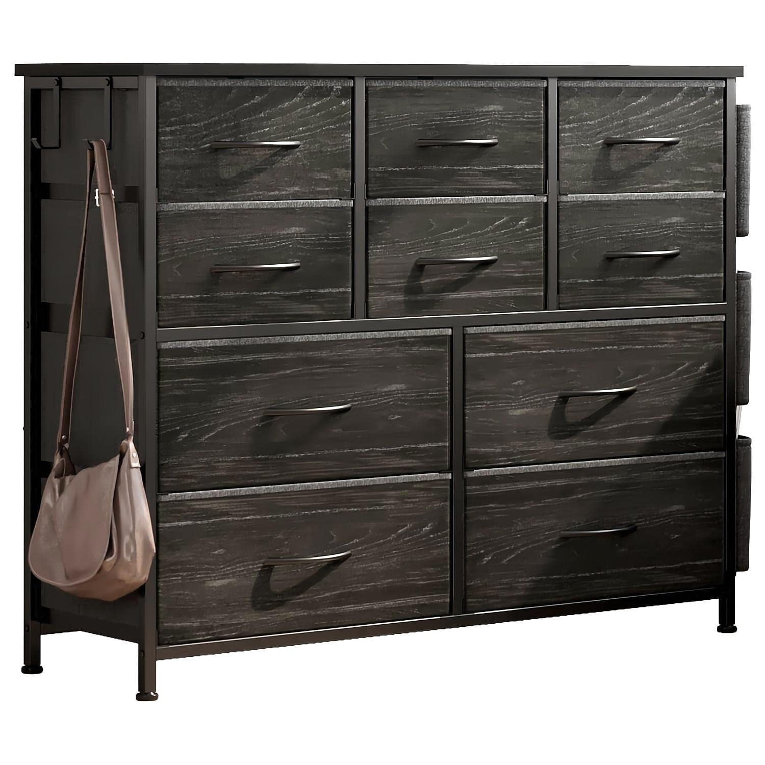 WhizMax Dresser With 10 Drawer,Chest of Drawers for Bedroom, Living ...