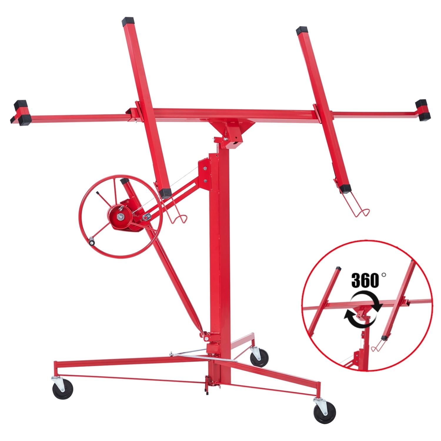 Garvee Drywall Lift 11 FT, Sheetrock Lift with 48"-114" Adjustable ...