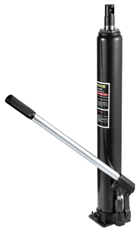Garvee Flat Single Pump Long Cylinder Hydraulic Jack, 8T, Single Pump ...