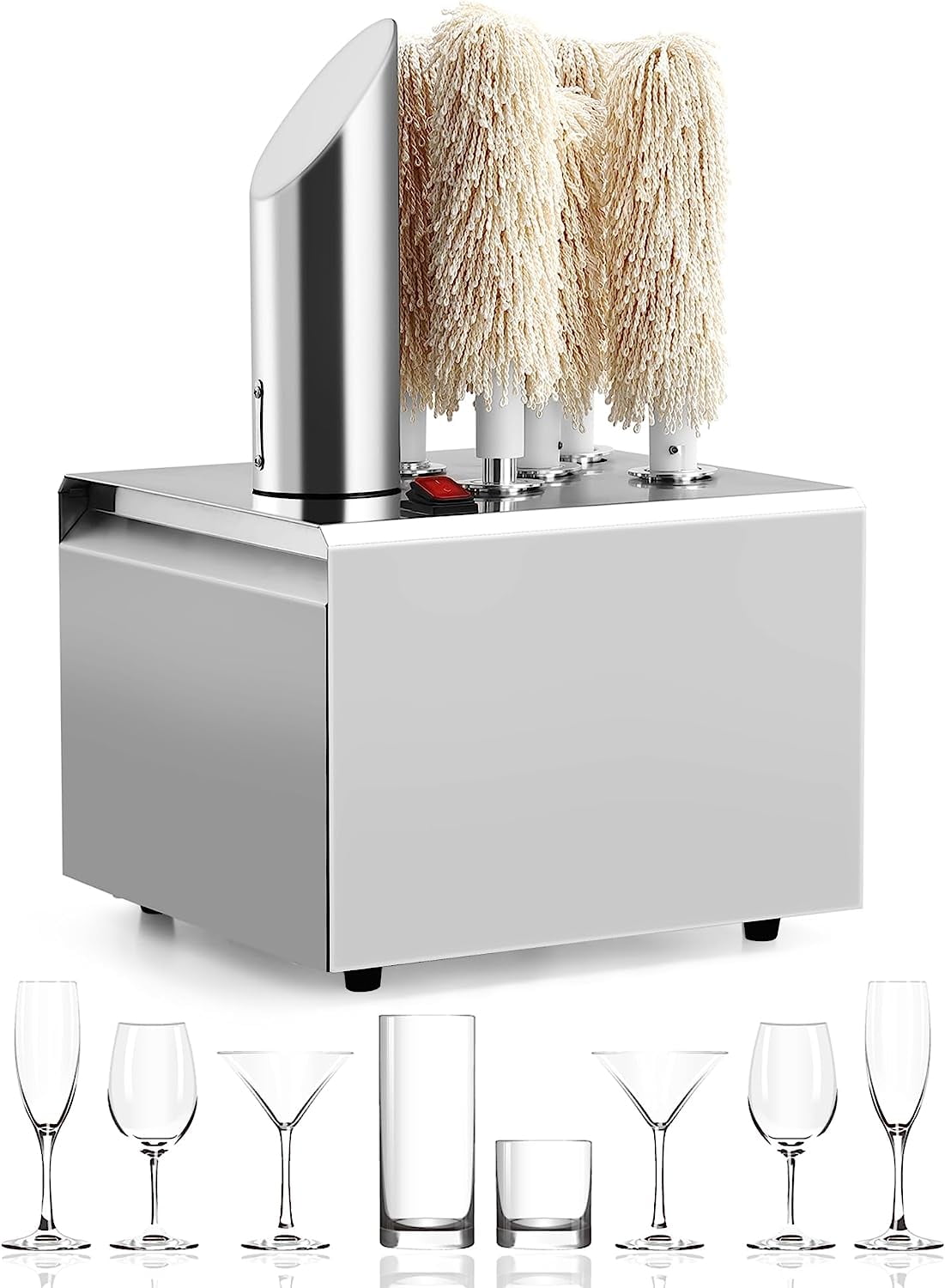 WhizMax Glass Polisher - Set Of 5 Polishing Heads, Commercial Electric ...