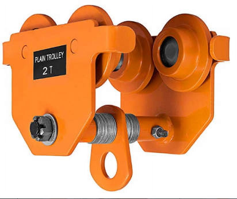 WhizMax Heavy-Duty Crane, Ordinary 2 Tons Pusher Rail Trolley Lift, Straight Bending I-Beam ...