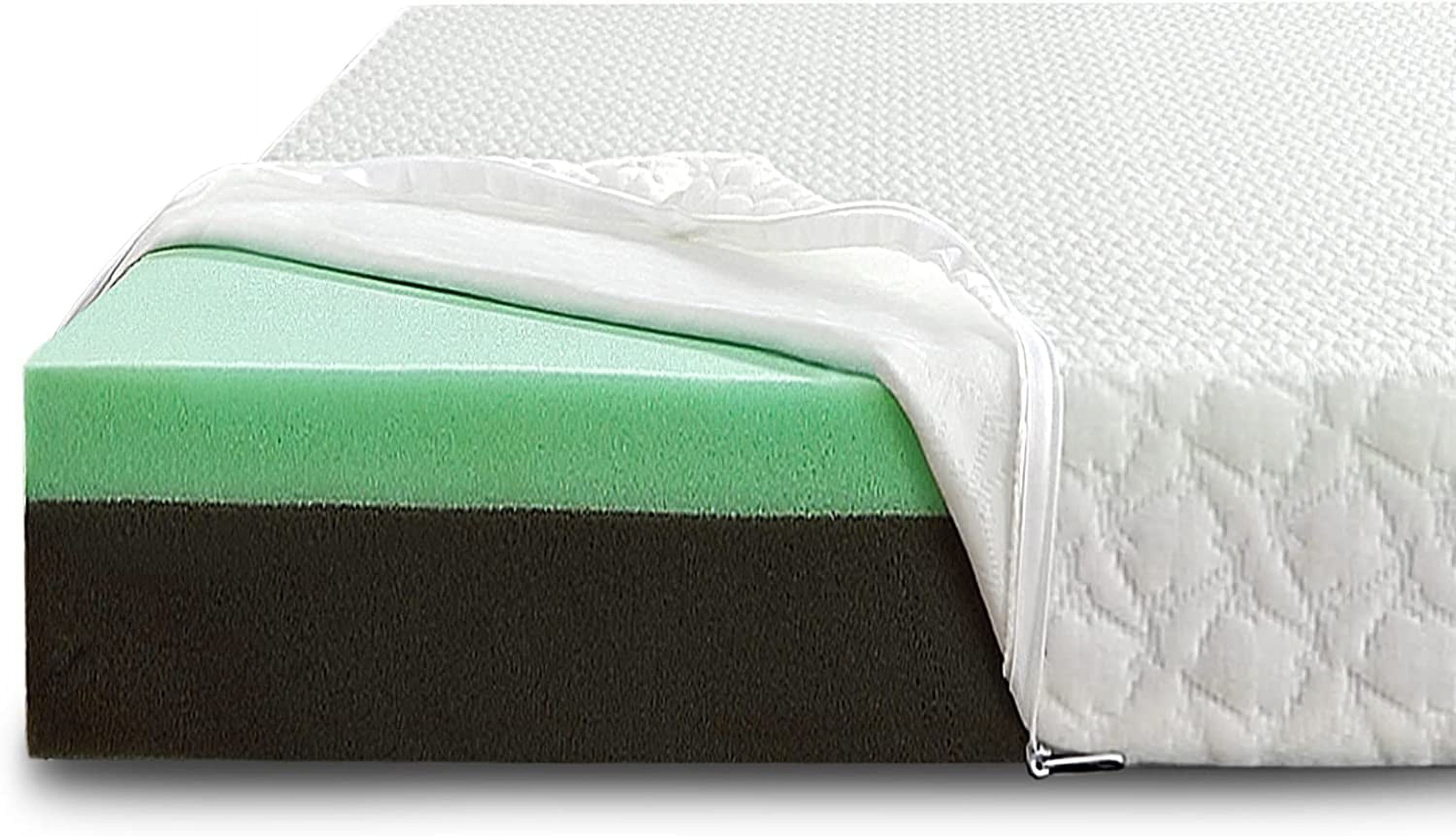 WhizMax Mattress Topper King, 2 Inch Dual Layer Memory Foam Mattress ...