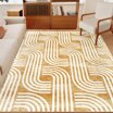 Well Woven Isometry Gold & Grey Modern Geometric Triangle Pattern 5' x ...