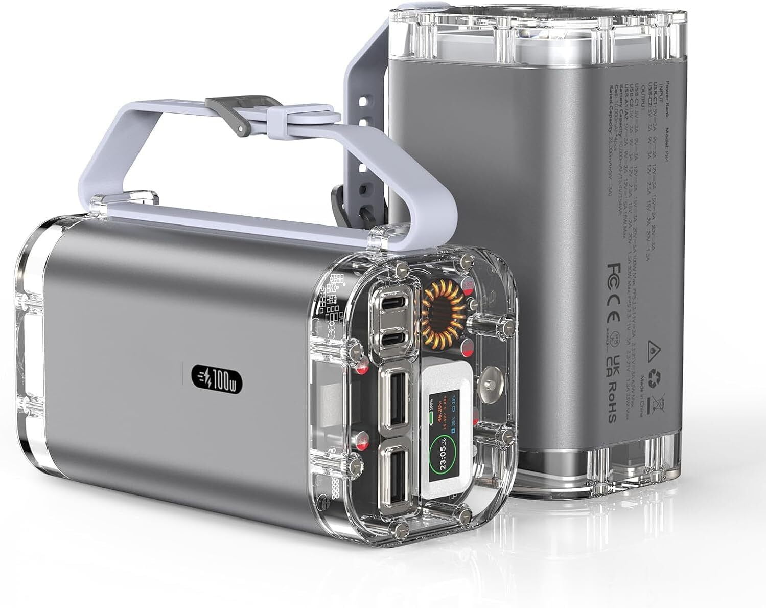 WhizMax Power Bank 40000mAh 100W Laptop Portable Charger 4 Ports With ...