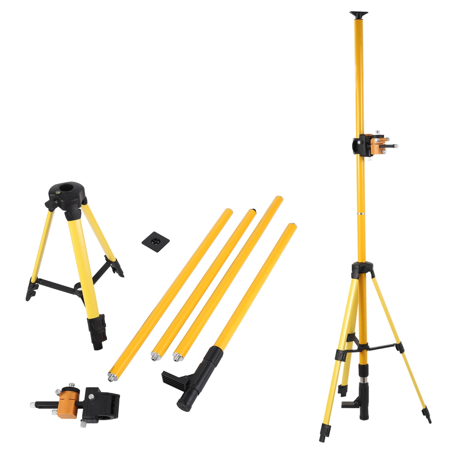 Garvee Professional Level Pole with Tripod,3.7m/12ft Telescoping Pole ...