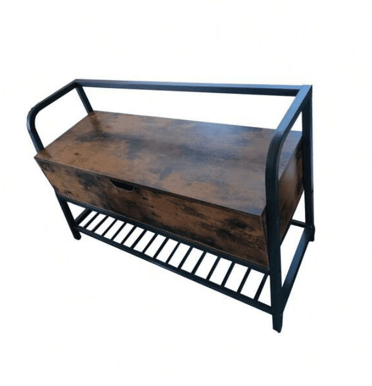 WhizMax Shoe Storage Bench, Entryway Bench with Lift Top Storage Box ...