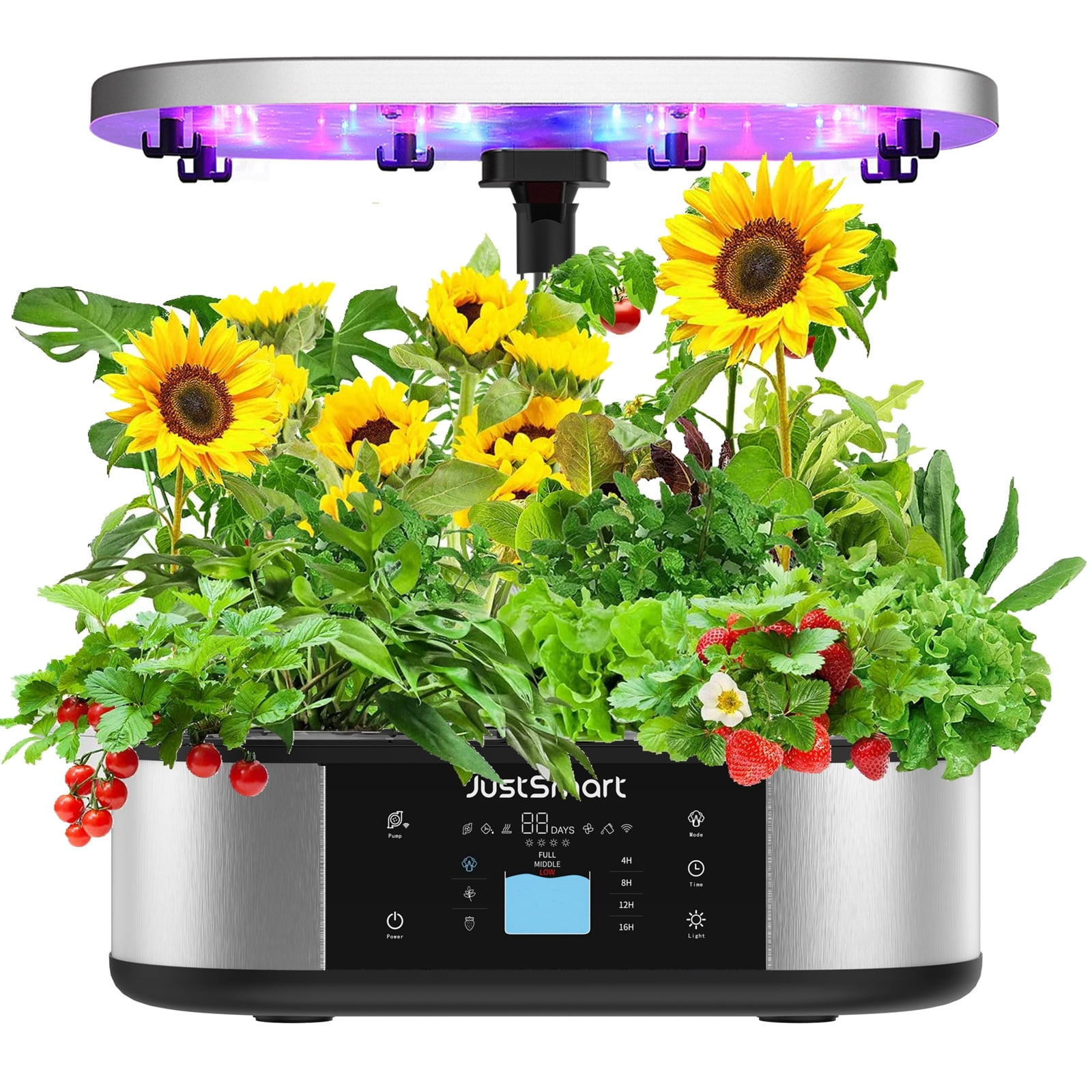 Garvee Smart Indoor Herb Garden Kit, 12 Pods Hydroponics Growing System ...