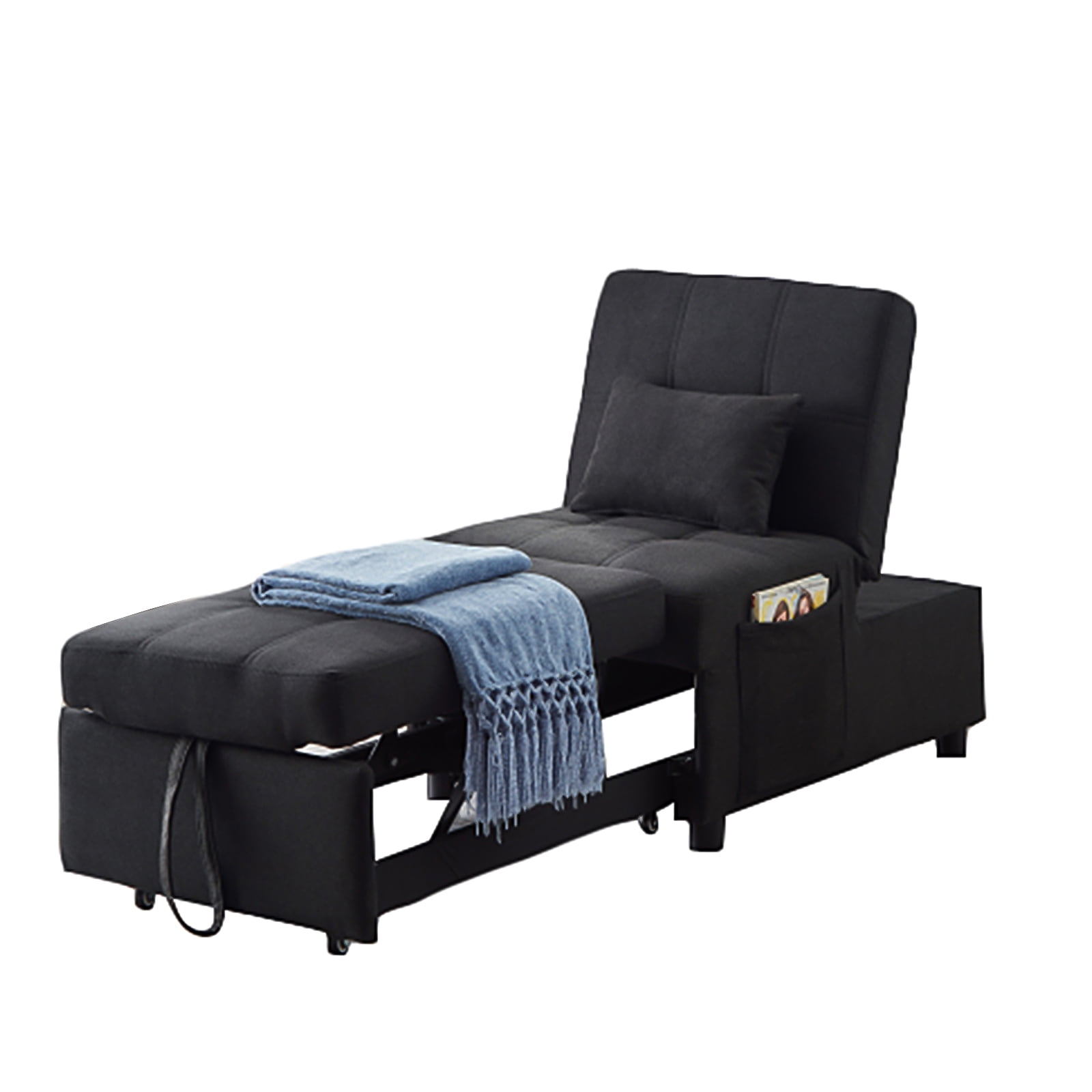 WhizMax Sofa Bed 3 In 1 Multi-Function Folding Breathable Linen Couch ...