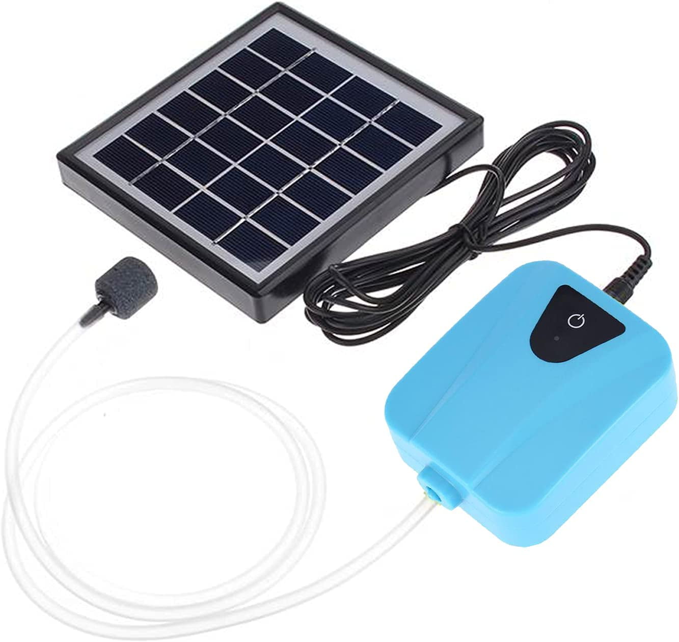WhizMax Solar Powered Oxygen Air Pump for Aquarium Fish Tank Water ...