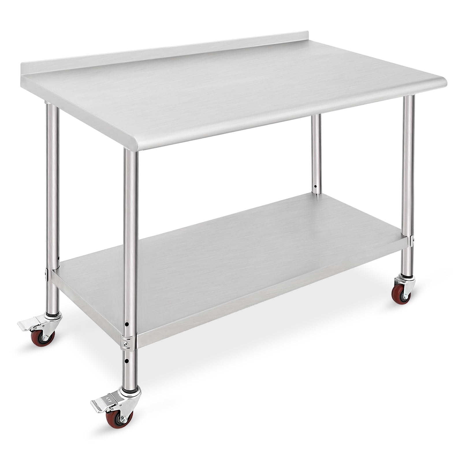 Garvee Stainless Steel Tables,48"x24"x35",Heavy Duty Worktable with ...