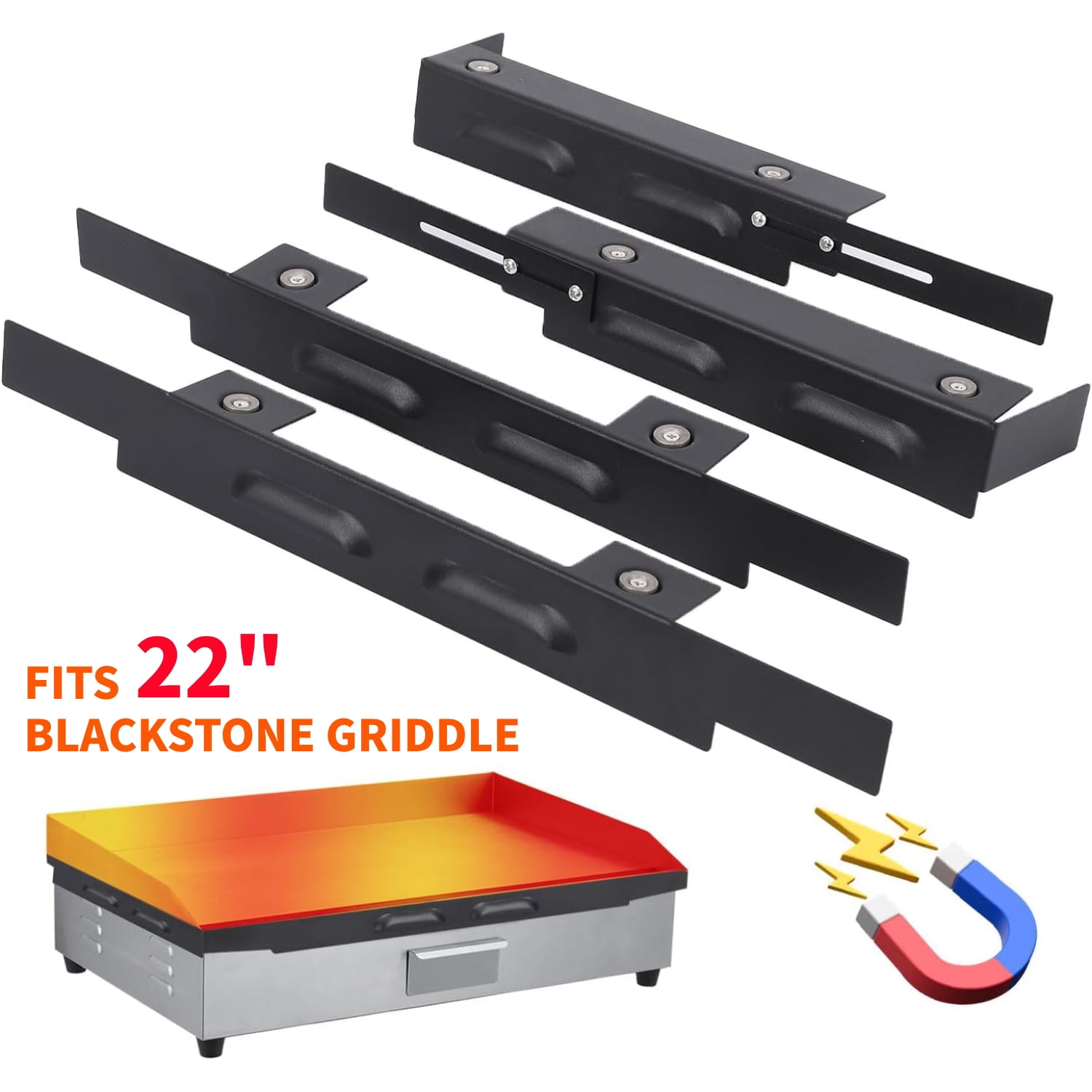 Garvee Wind Guard for Blackstone 22" Griddle | Magnetic Stainless Steel ...