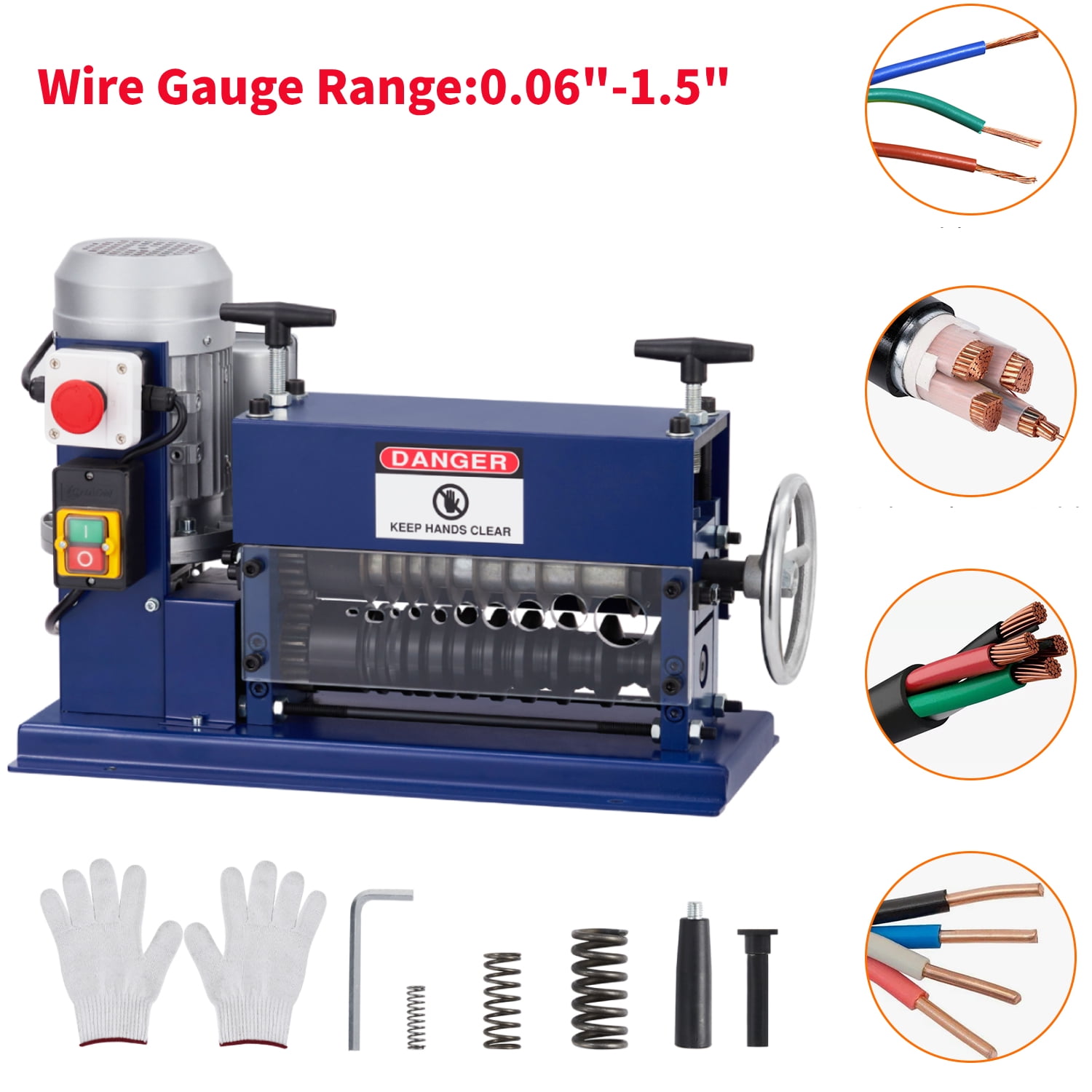 Garvee Wire Strippers Machine,0.06"-1.5" Portable Powered Wire Stripper ...