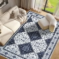Garvee 10'x13' Area Rug Large Floral Rugs Vintage Geometric Floor ...