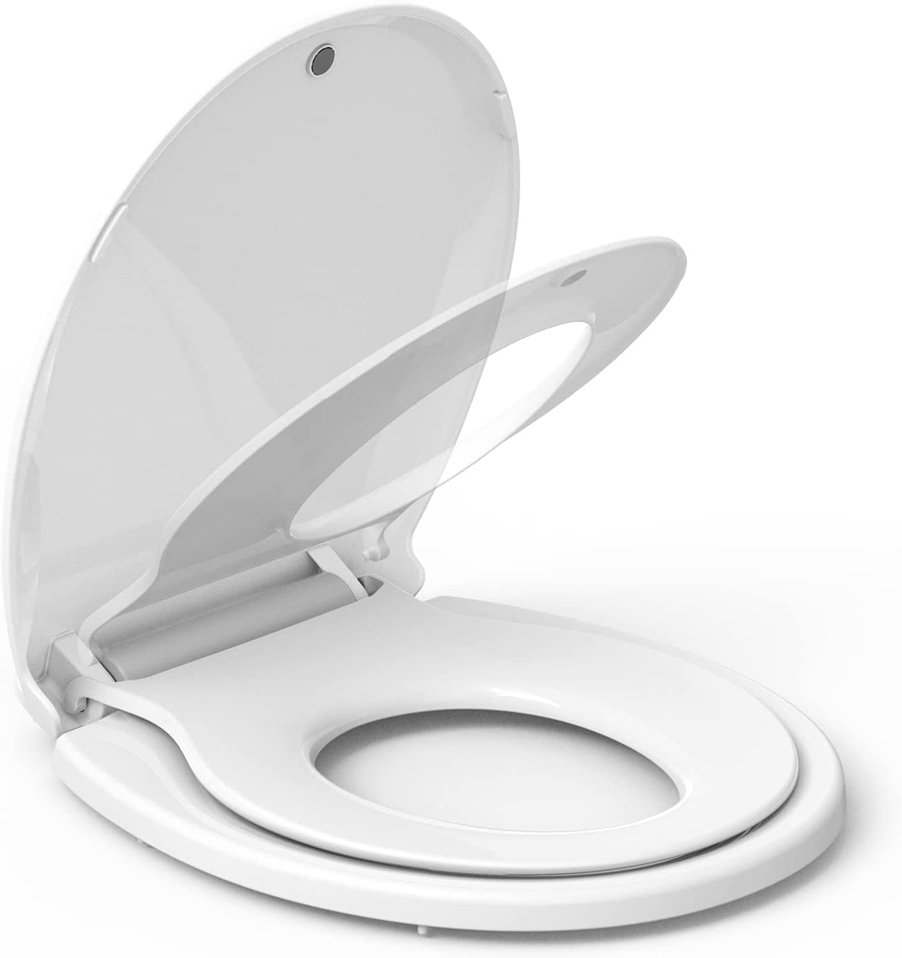 Whizmax 2-Set Toilet Seat with Built-in Potty Training Seat, Kids Potty ...