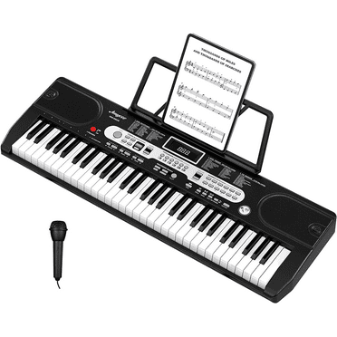 Free Shipping! SUGIFT 61 Key Portable Electric Piano Keyboard with ...