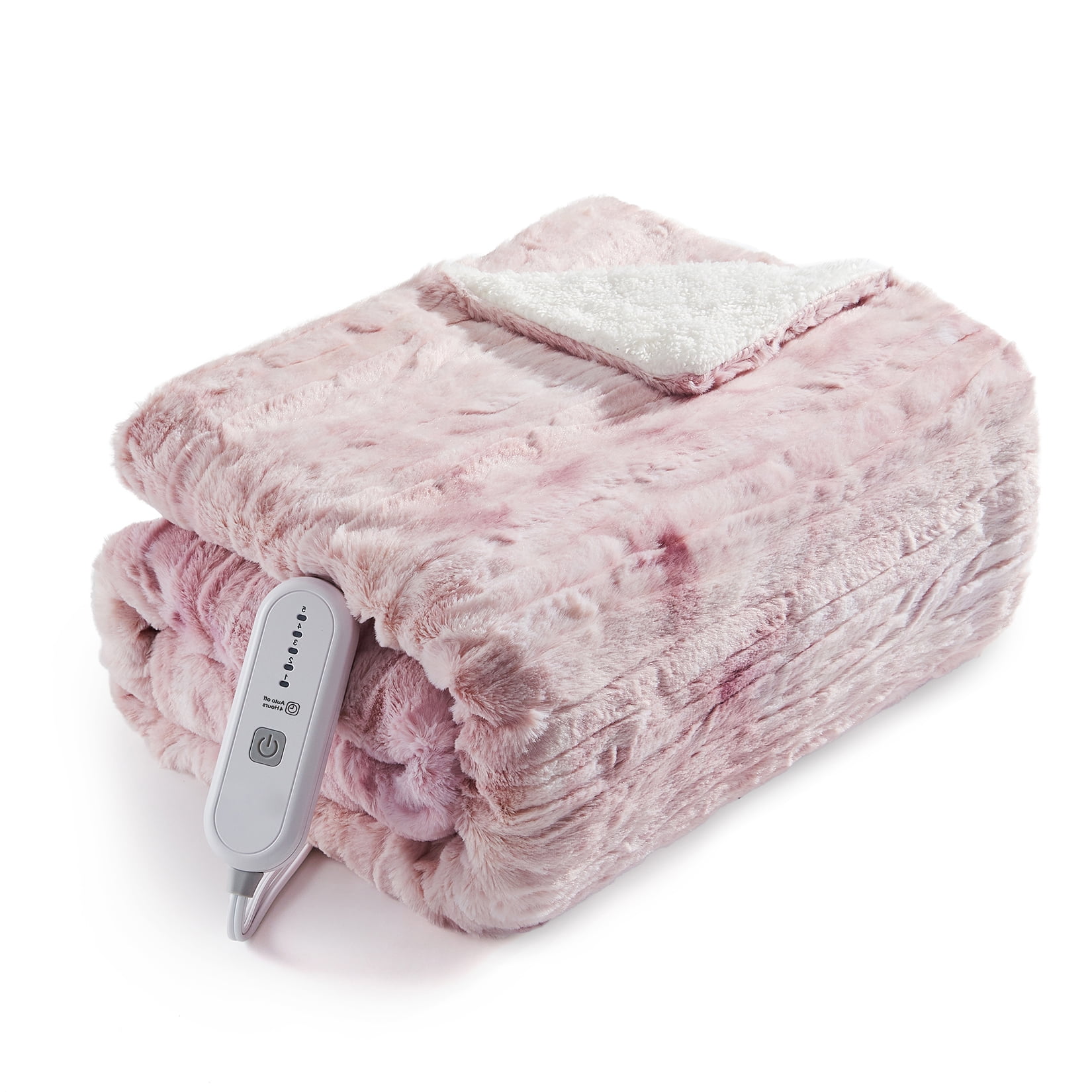 Garvee Electric Heated Blanket Twin Size, 5 Heating Levels & 10 Hours ...