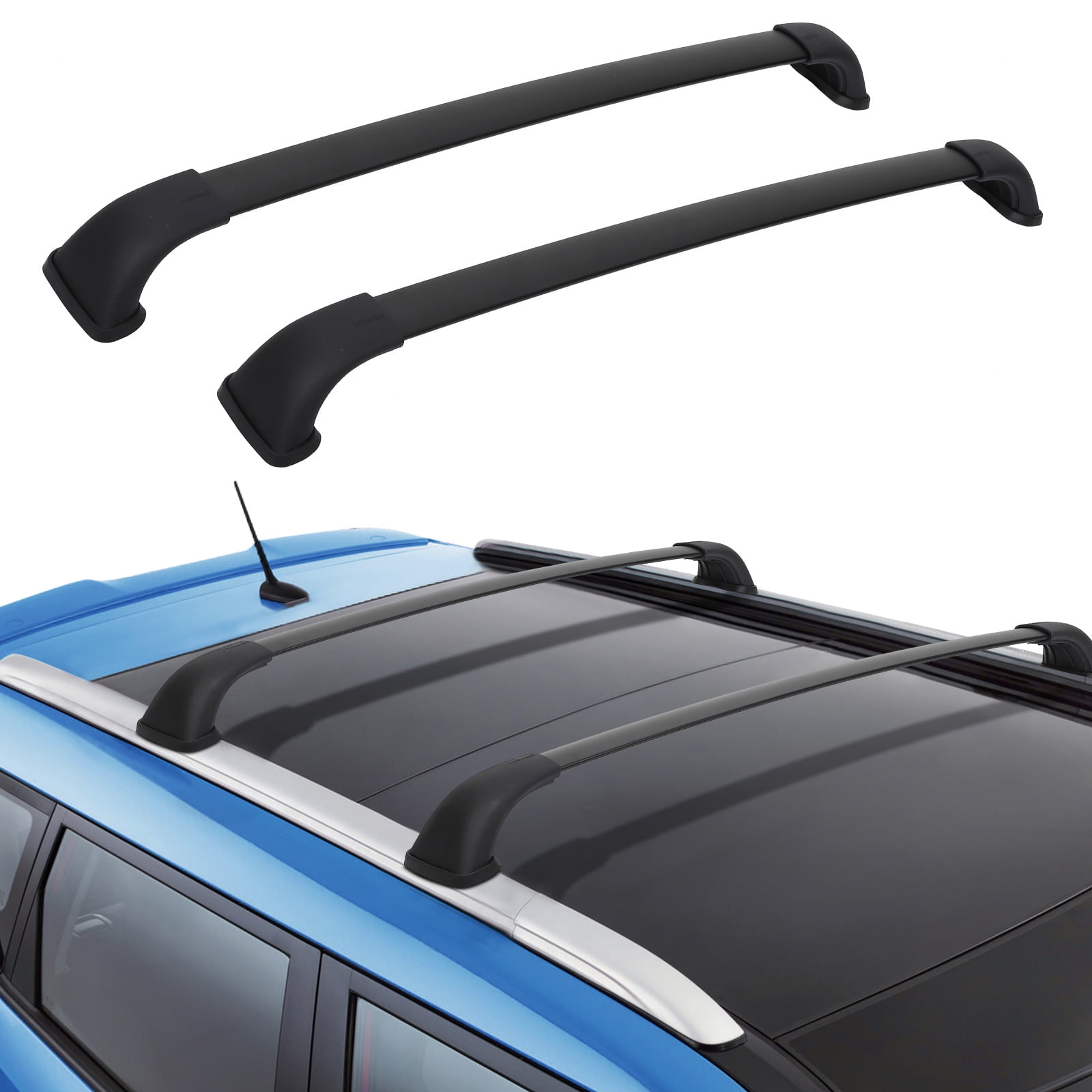 Whizmax Top Rack Black Crossbar Compatible 2014-2019 Toyota Highlander ...