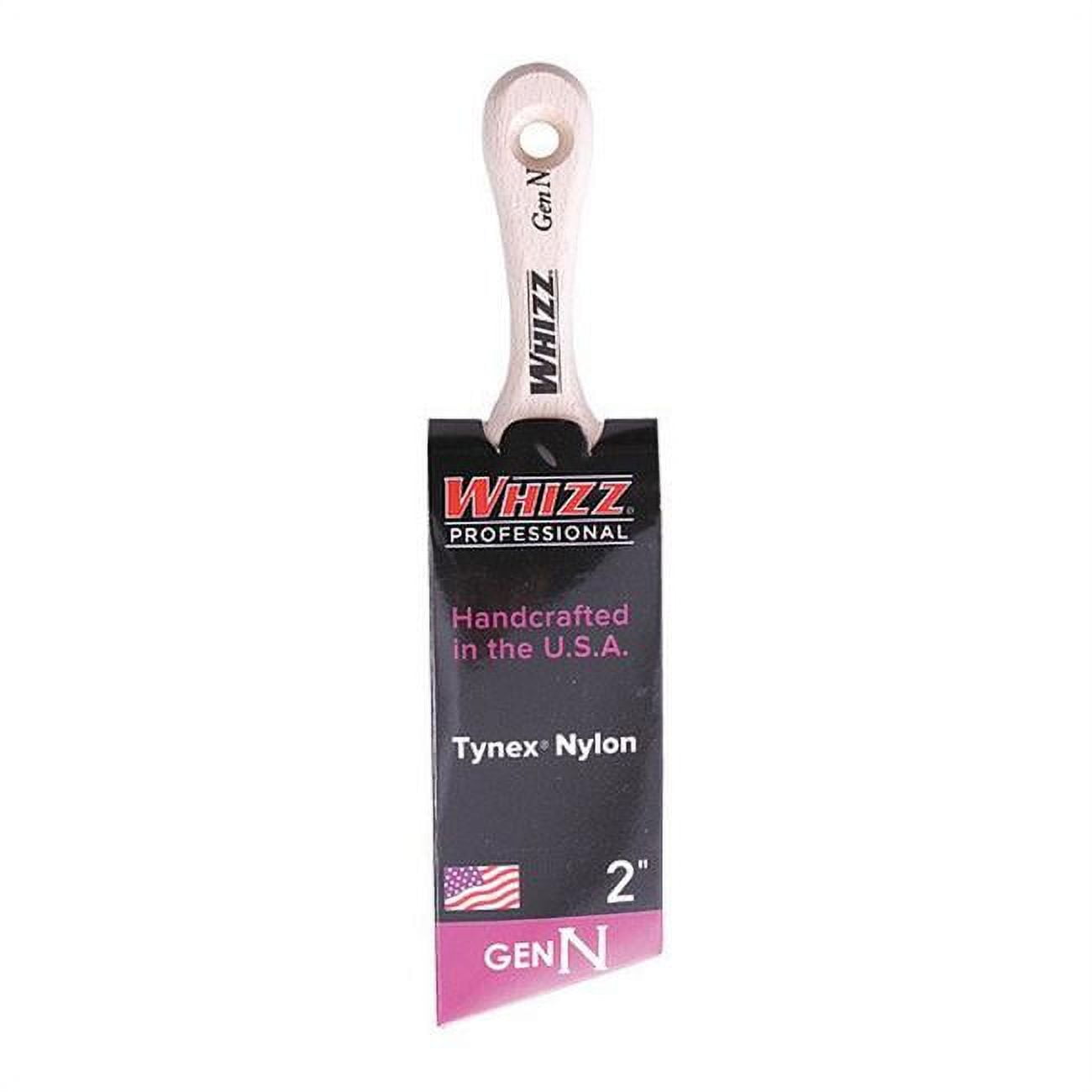 Whizz 14520 2 in. Gen N Shorty Angle Sash Nylon Brush - Walmart.com