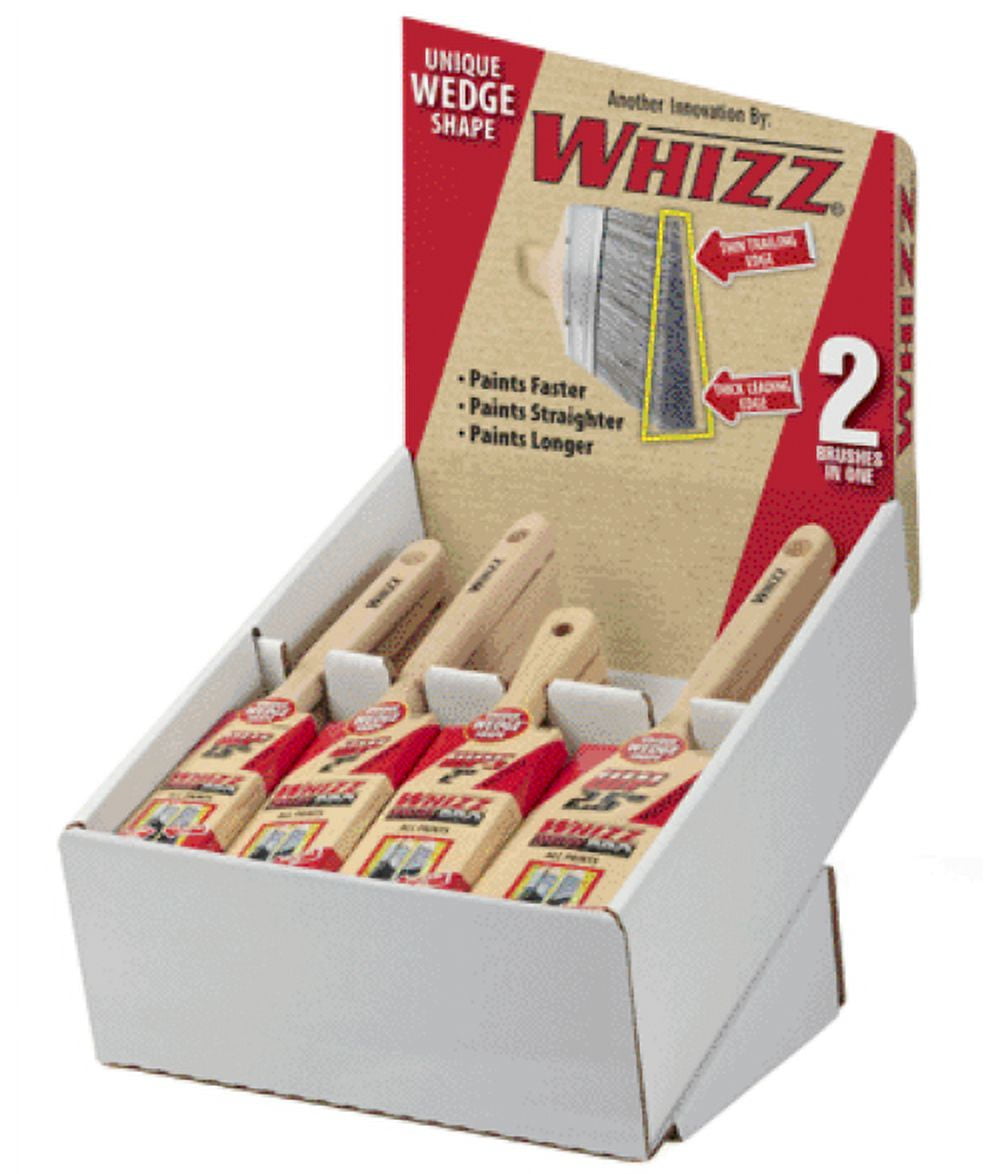Whizz 21010 Wedge Sash paint Brush, Box of 20 - Walmart.com