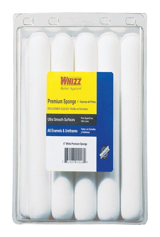 Whizz 24026 6 in. Premium Foam High Density Refill Roller, 10 Pack ...