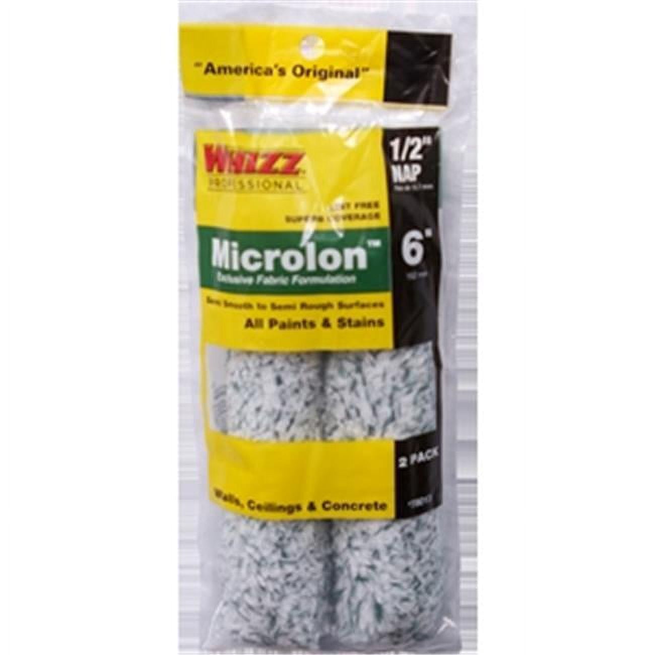 Whizz 732087780130 78013 6 in. Microlon 0.5 in. Nap Mini Roller, Pack ...