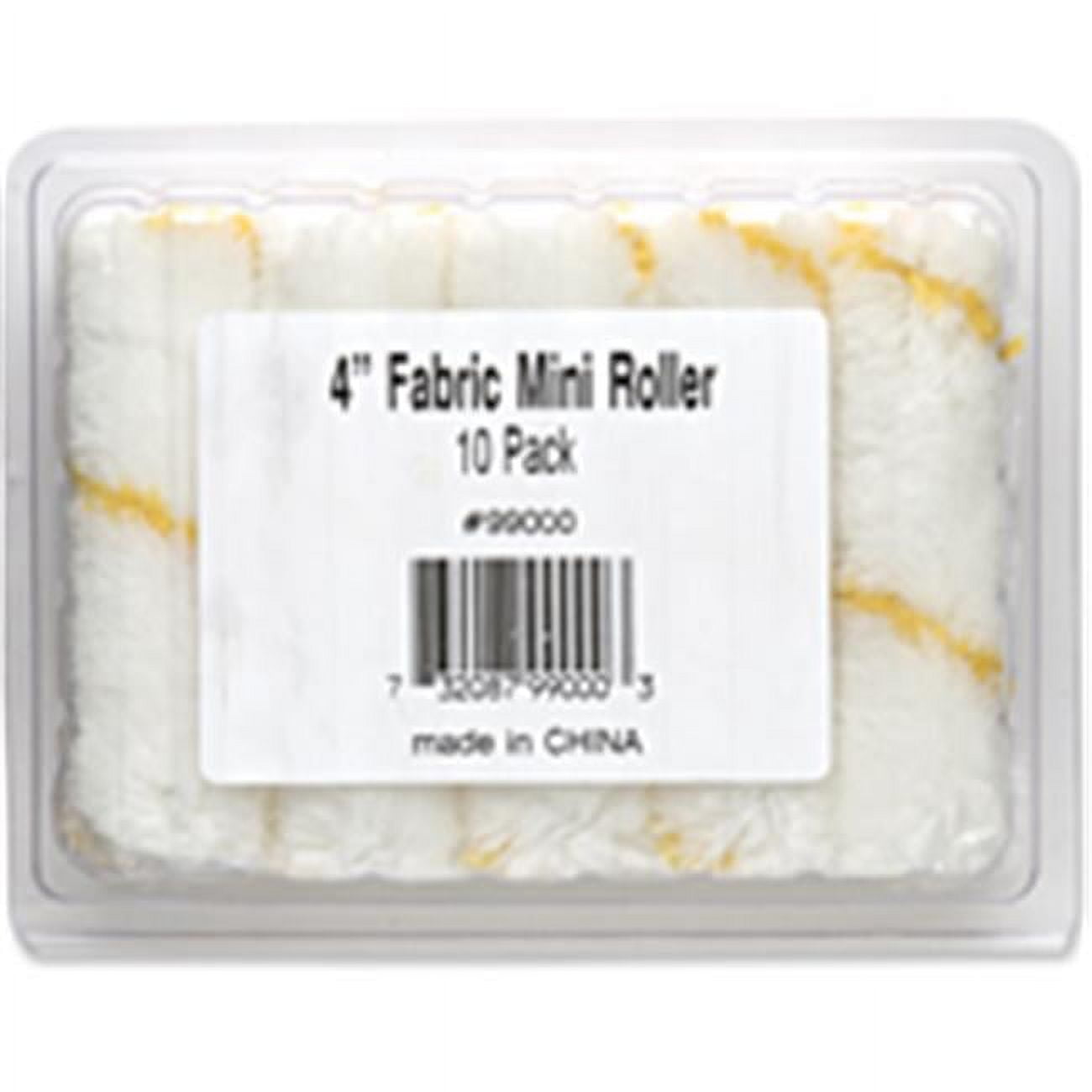 Whizz Gold Stripe 4 In. x 1/2 In. Mini Fabric Roller Cover (10-Pack ...