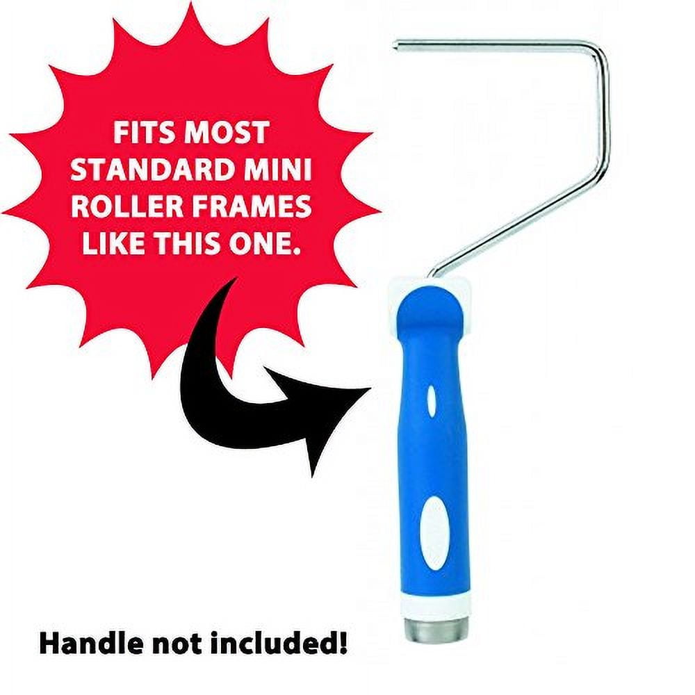 Whizz Premium Velour Mini Rollers - Bulk 20 Pack (6") - Walmart.com