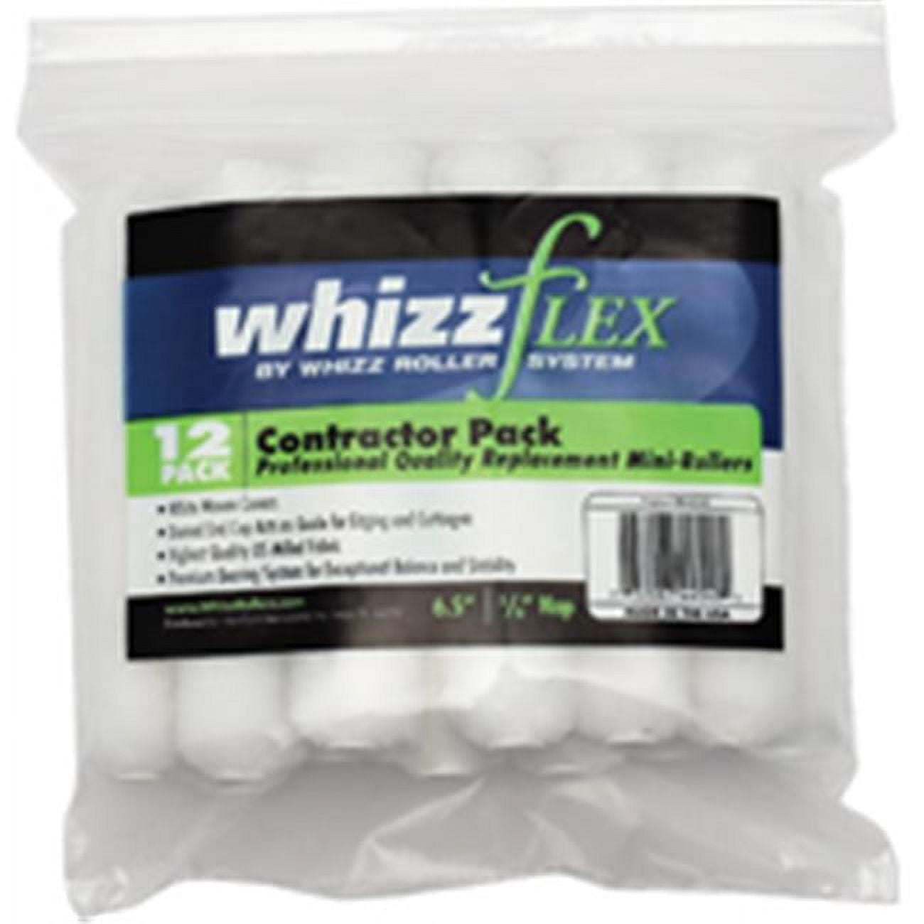Whizz Woven 6.5 in. W X 3/8 in. Mini Paint Roller Cover 12 pk - Walmart.com