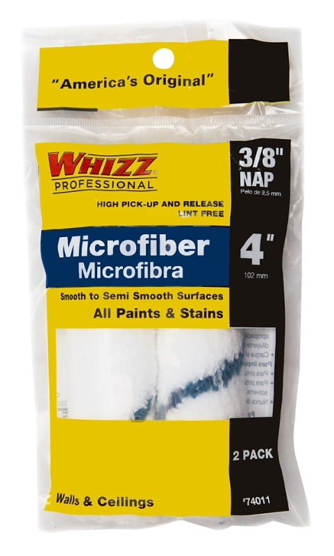 Whizz Xtra Sorb 4 In. x 3/8 In. Microfiber Roller Cover (2-Pack) 74011 ...