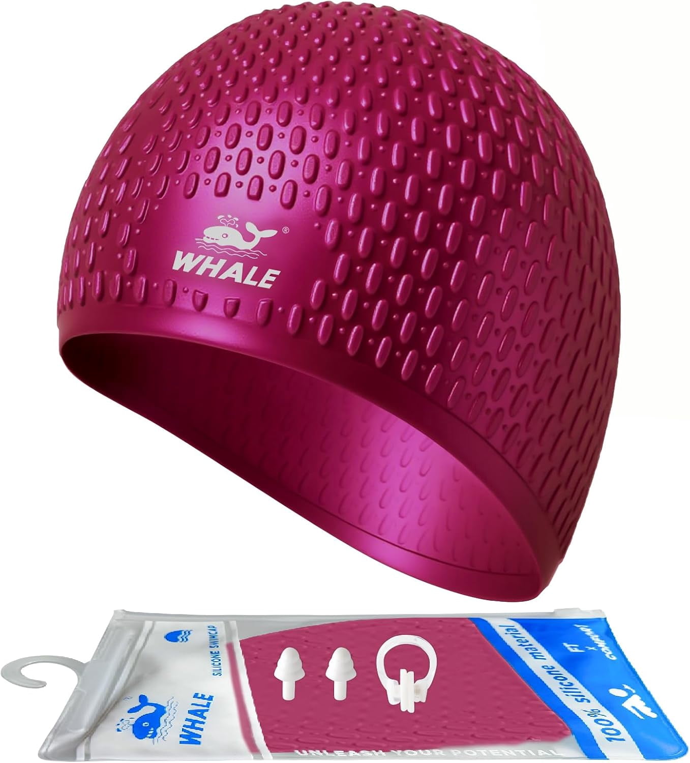 Whlae Extra-Large Swim Cap, Featuring A Durable Silicone Strap and ...