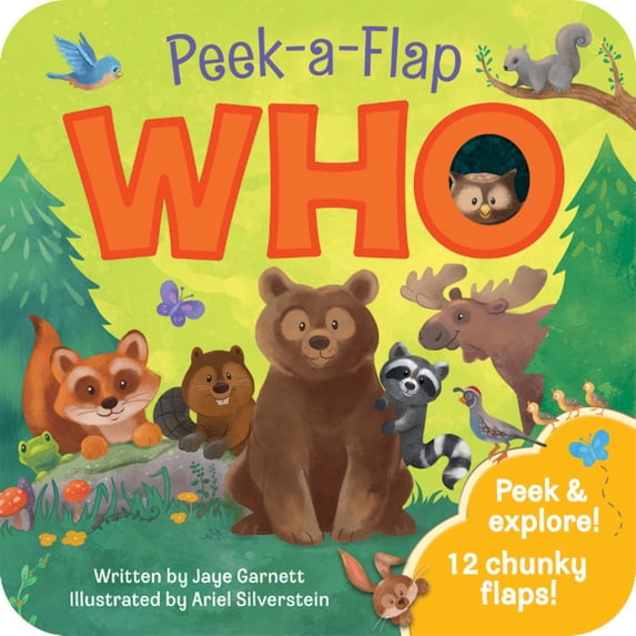 Peek-A-Flap: Who - Interactive Forest Animal Board Book for Toddlers ...