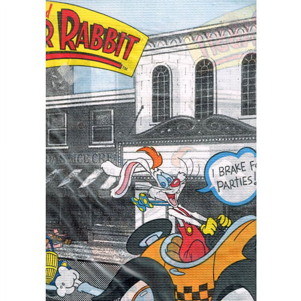 Who Framed Roger Rabbit Vintage 1986 Paper Table Cover (1ct) - Walmart.com