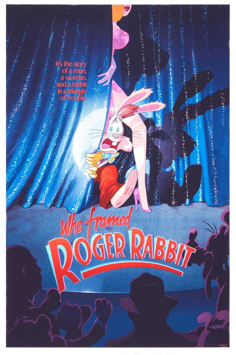 Who Framed Roger Rabbitt Movie Poster 11"x17" 11inx17in - Walmart.com