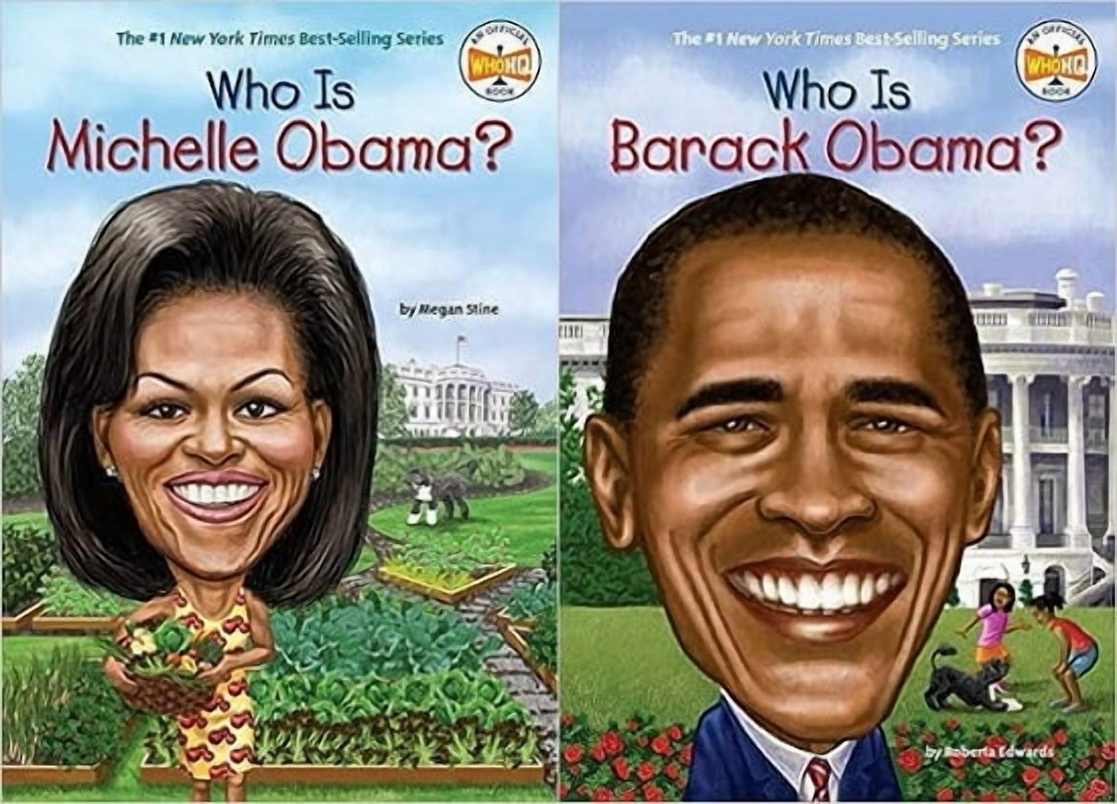 Who Is Michelle Obama?/Who Is Barack Obama? (WhoHQ, 2 Book Set ...
