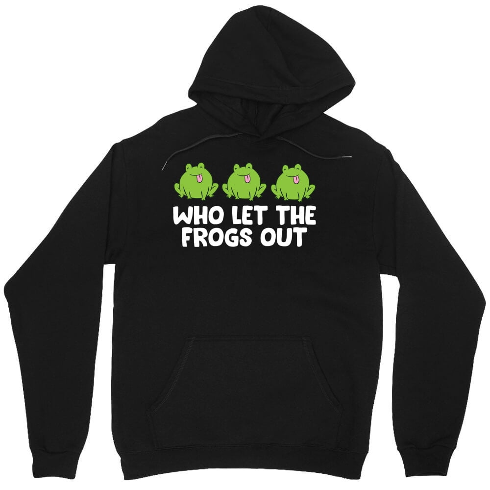 Who Let The Frogs Out? Cute Frog Squad Graphic Frog Lovers Pullover ...