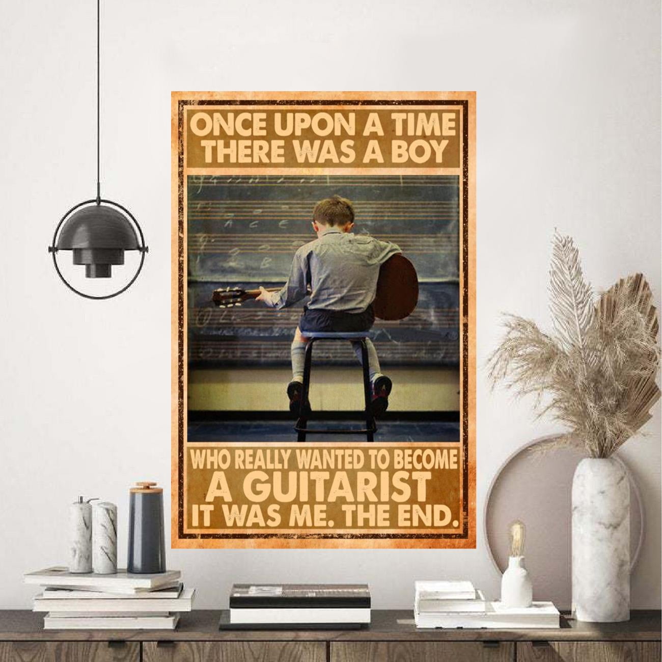 Who Really Wanted To Become A Guitarist Poster 11 x 17 Inch Poster ...