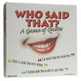 Who Said that? A Game of Quotes Board Game - Walmart.com