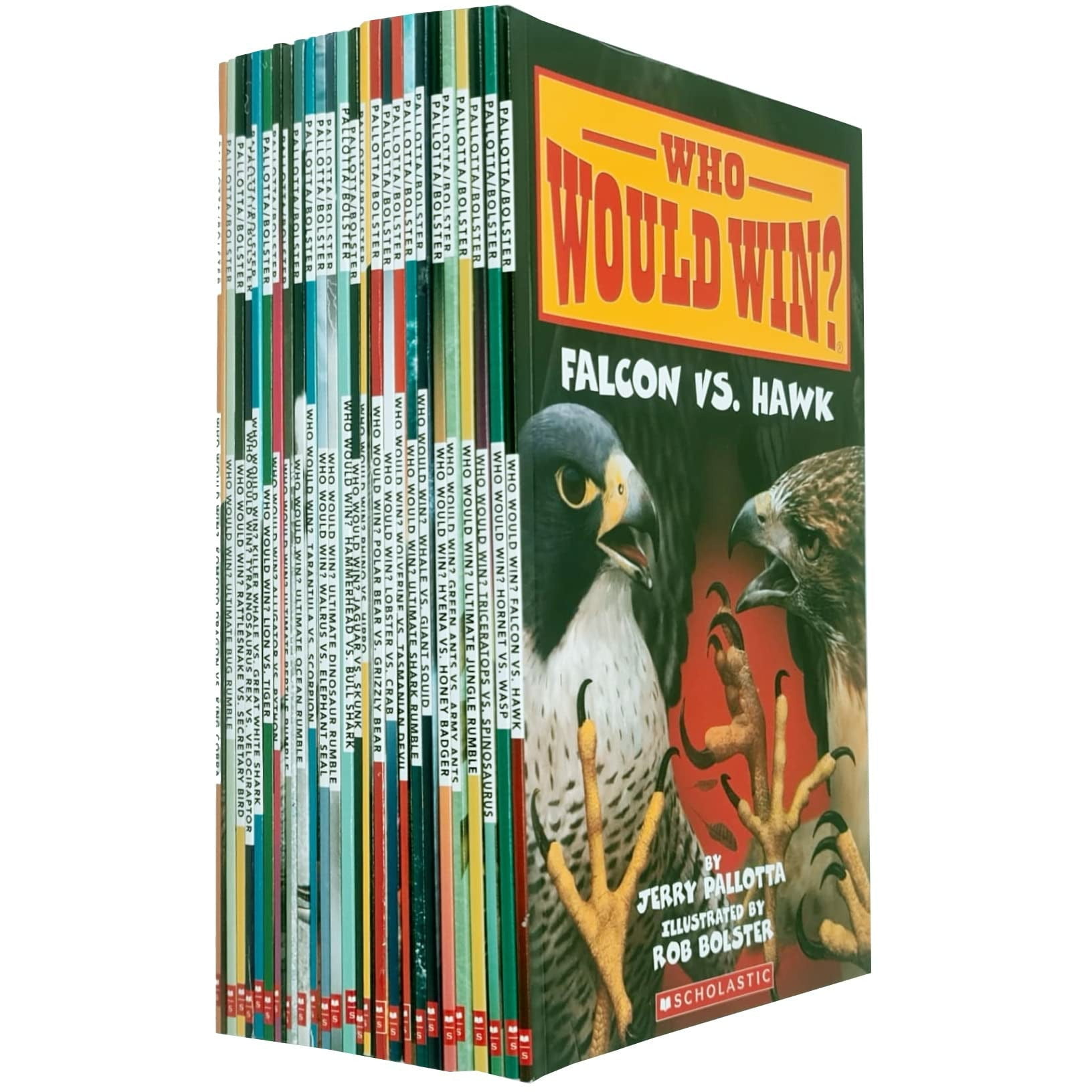 Who Would Win Collection 26 Books Set By Jerry Pallotta (Falcon Vs ...