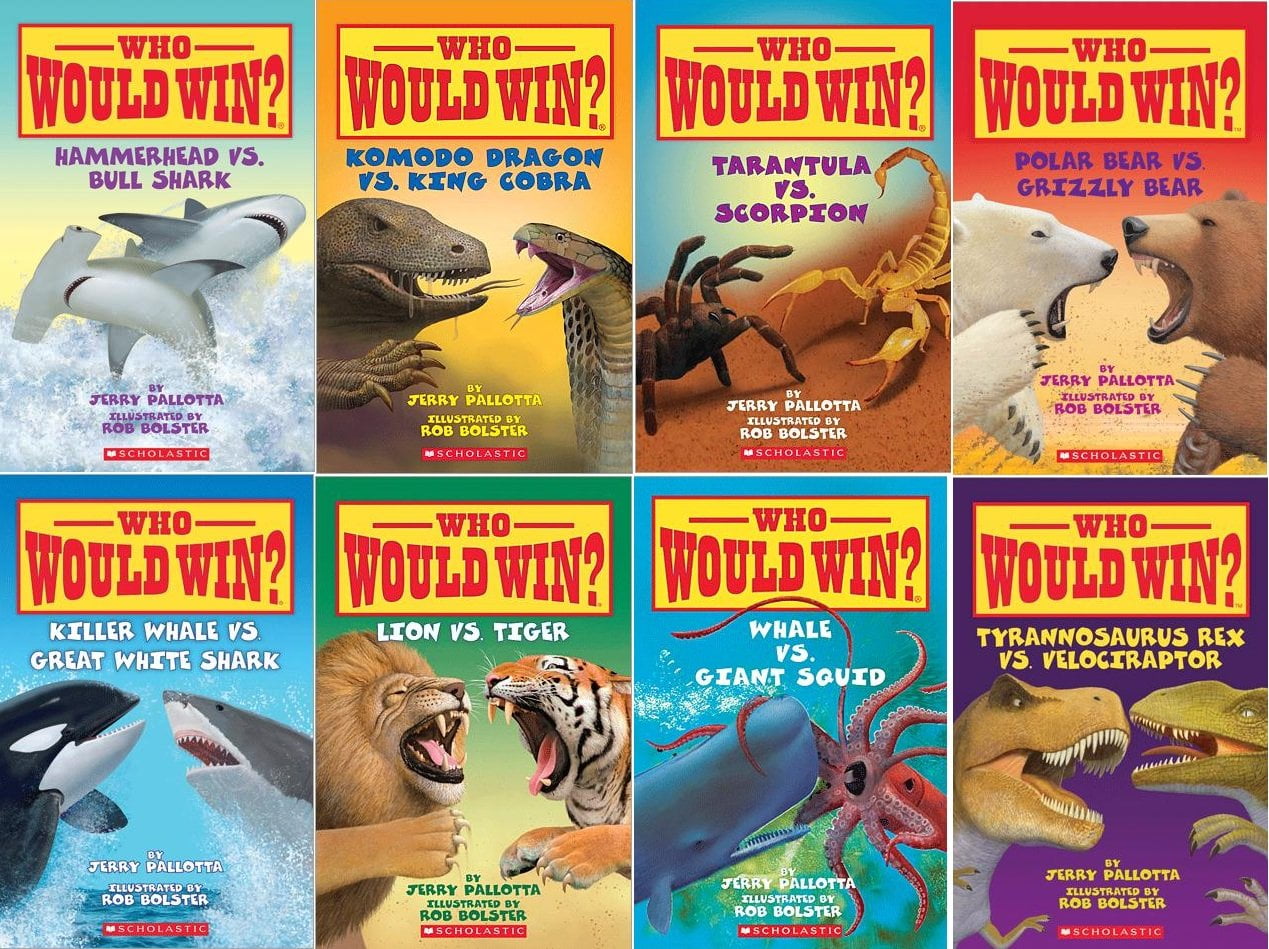 Who Would Win? Series Collection of 8 Books Set By Jerry Pallotta and Rob Bolster - Walmart.com