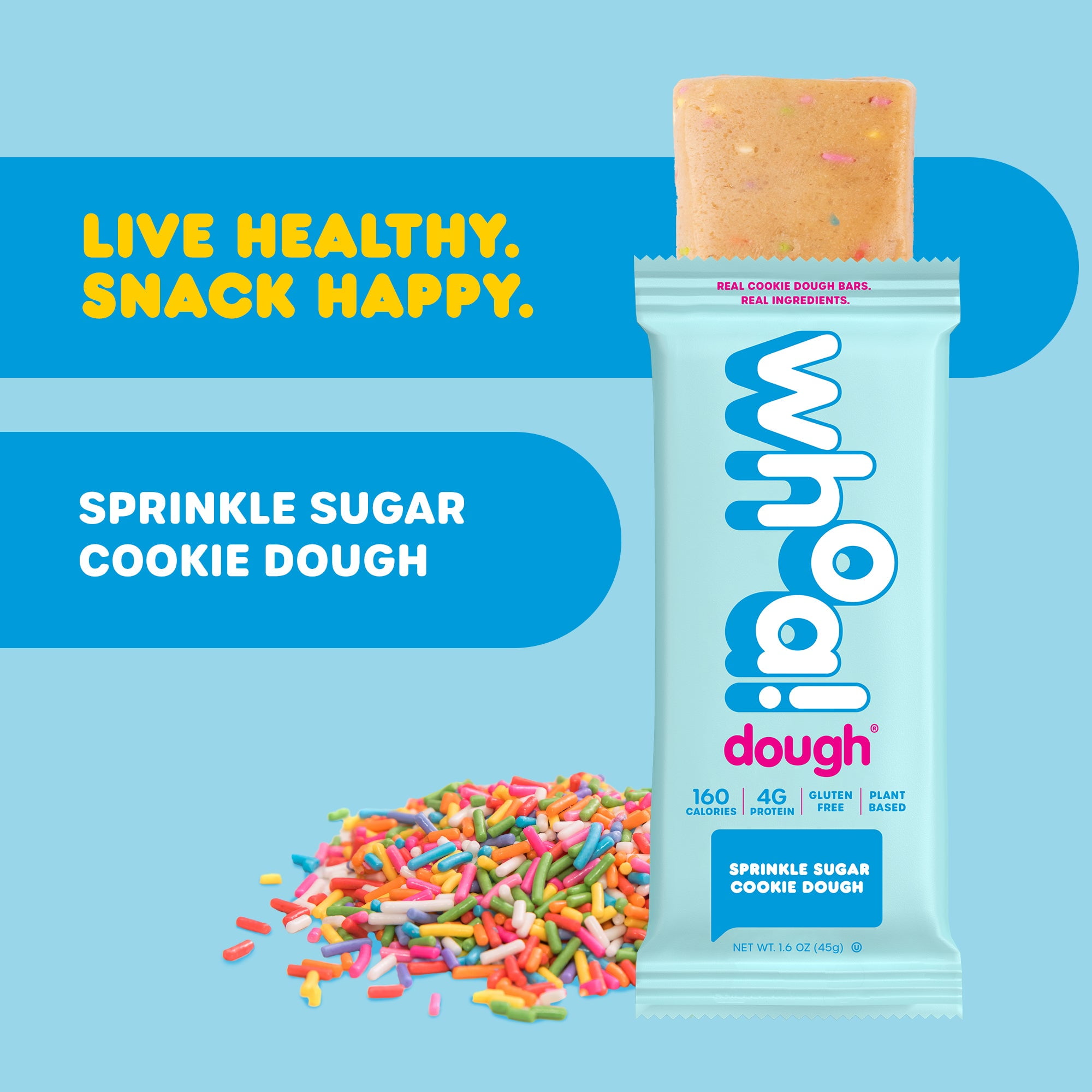 Whoa! Dough - Cookie Dough Bars, 1.6oz, 4pk | Multiple Flavors ...