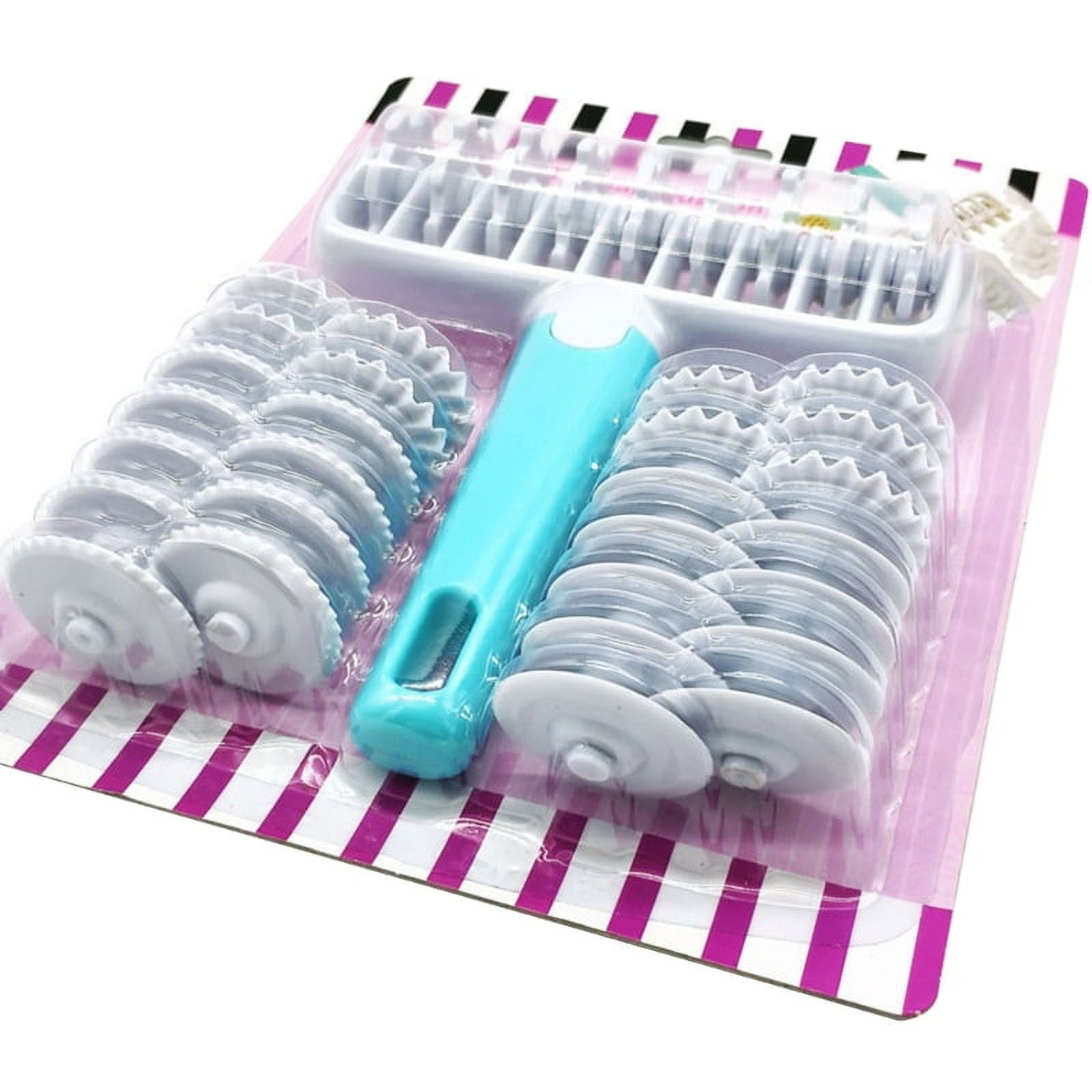 Whoamigo 37x Baking Pastry Tools Wheel Time-Saver Dough Craft Pastry ...