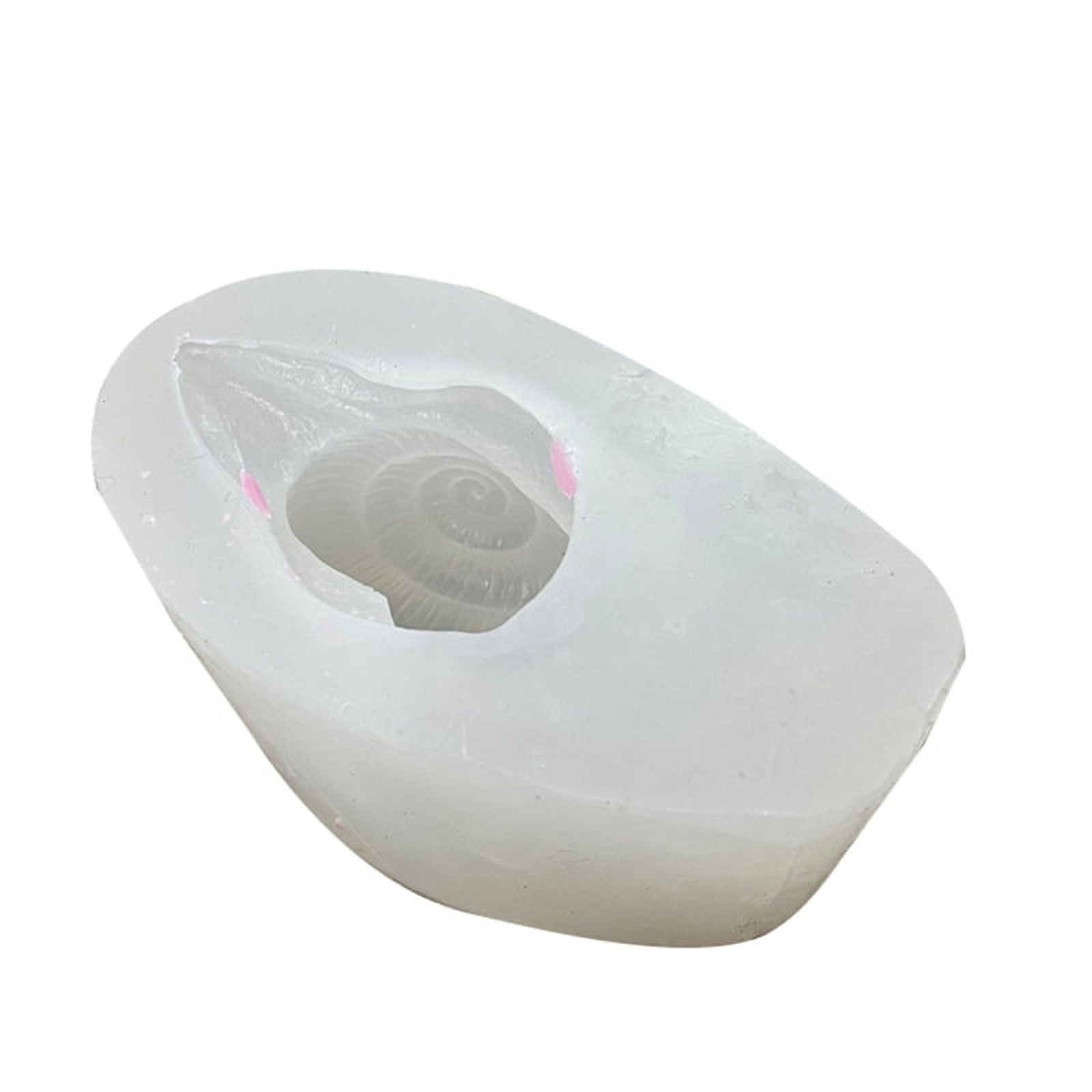Whoamigo 3D Snail Silicone Mould Plaster Resin Moulds Candle Craft Mold ...