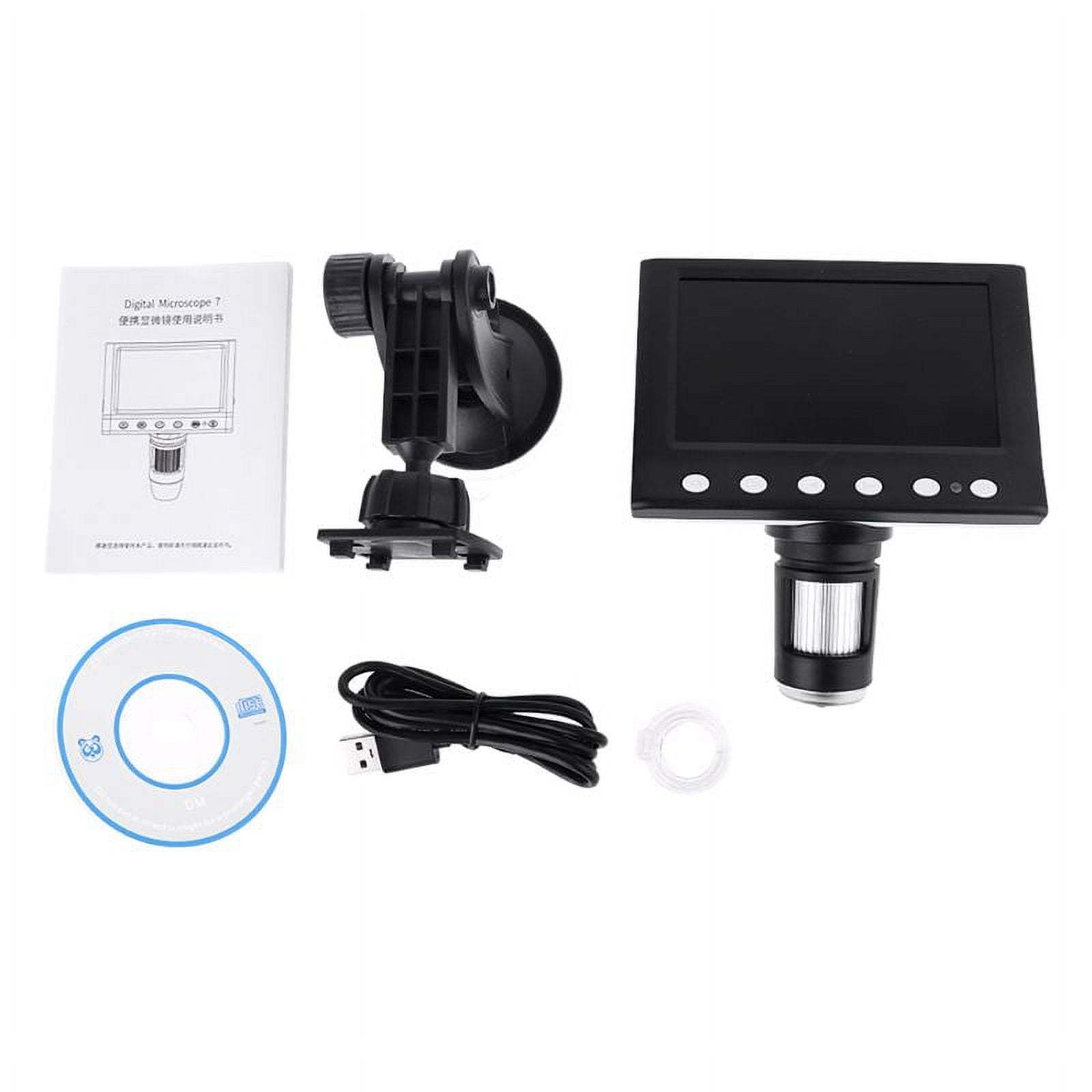 Whoamigo 4.3 Inch LCD 1000X Digital USB Microscope Handheld Endoscope ...