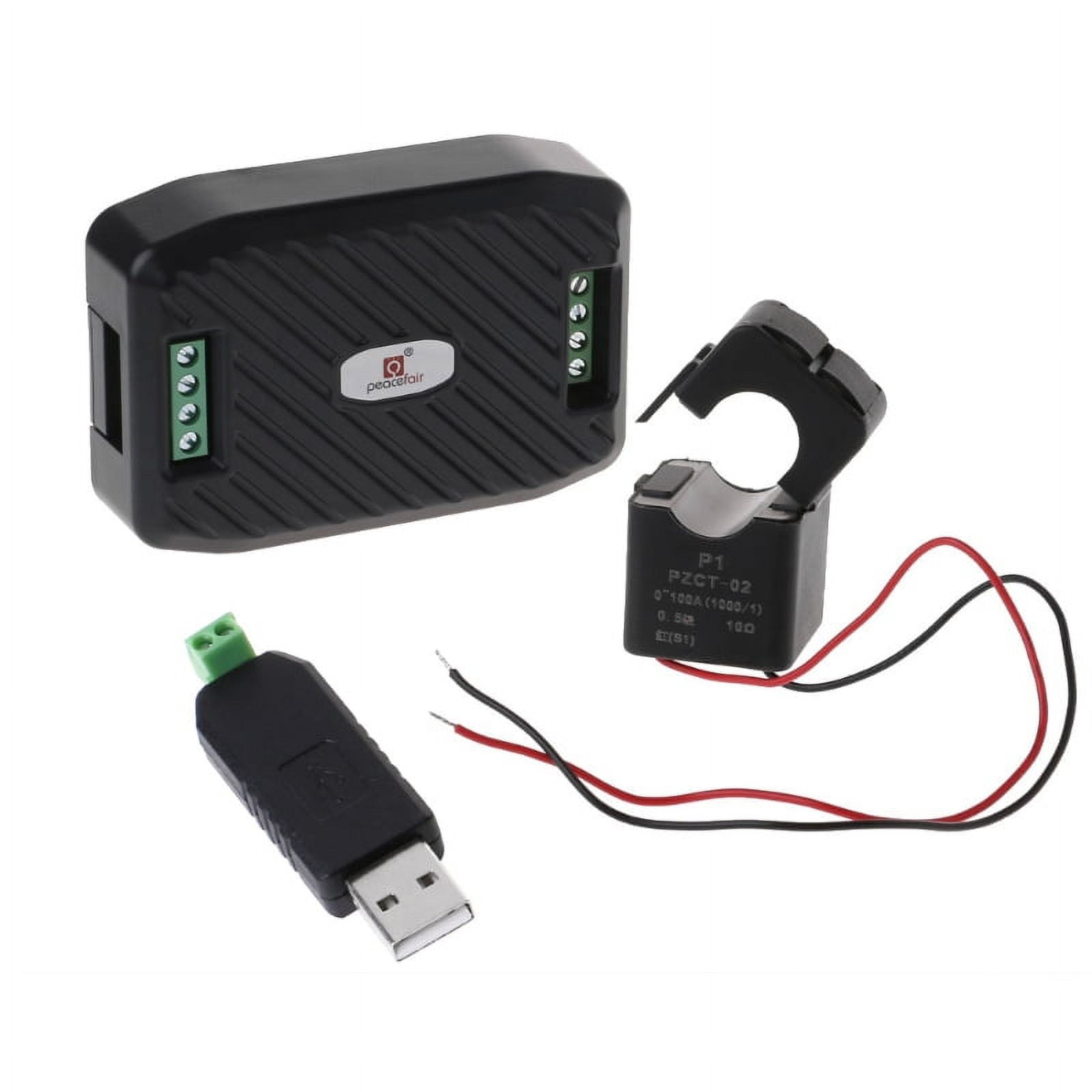 Whoamigo Current Voltage Power Meter Electric Energy Ammeter RS485 ...