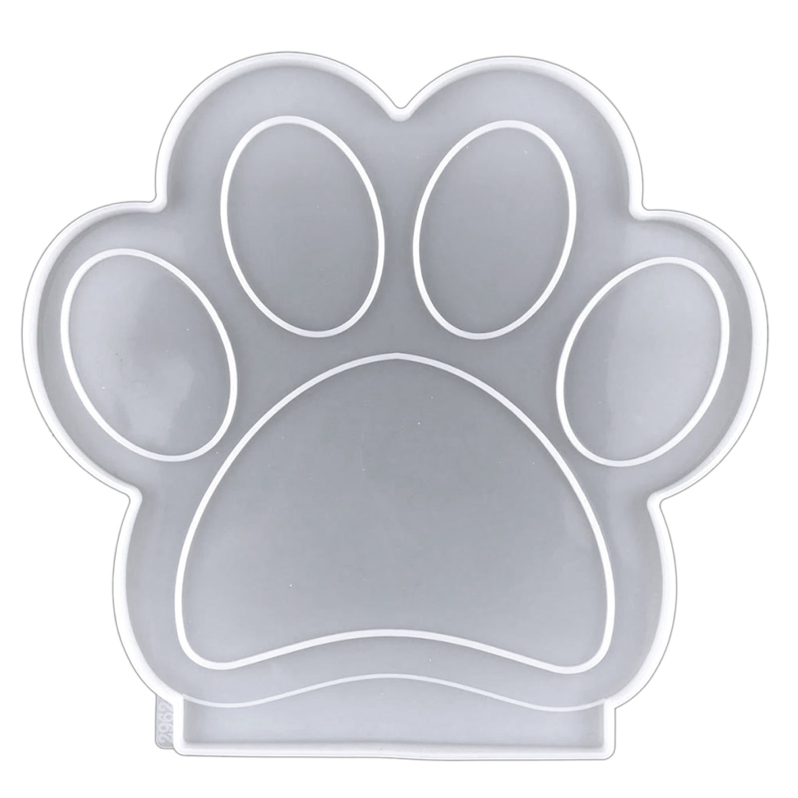 Whoamigo Dog Paw Shape Photo Frame Mold Epoxy Glue Silicone Mold Table ...