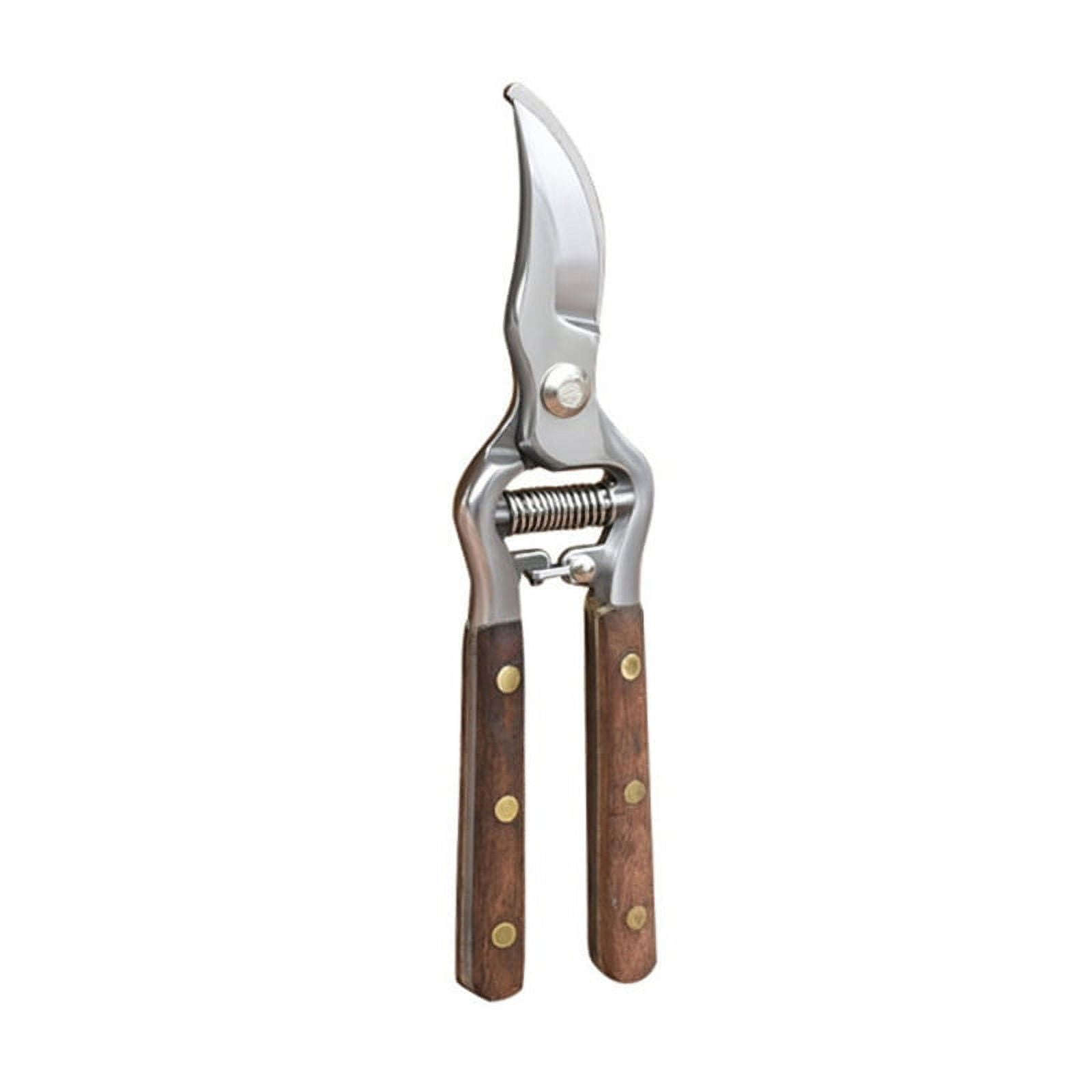 Whoamigo Easy to Operate Professional Pruning Shears with Wooden Handle ...